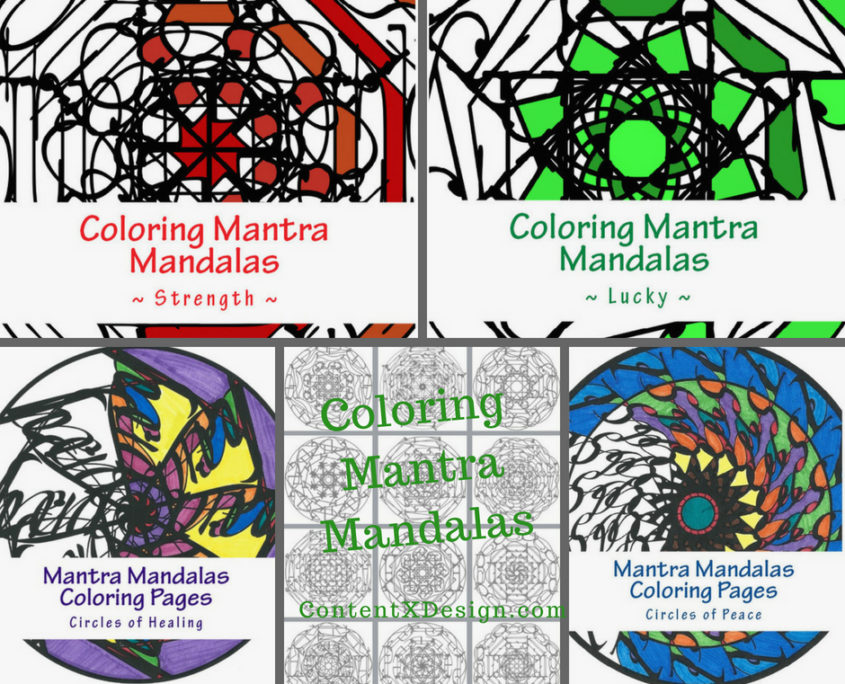 Mantra Mandalas Coloring Pages: Yoga For Your Brain | Content X Design
